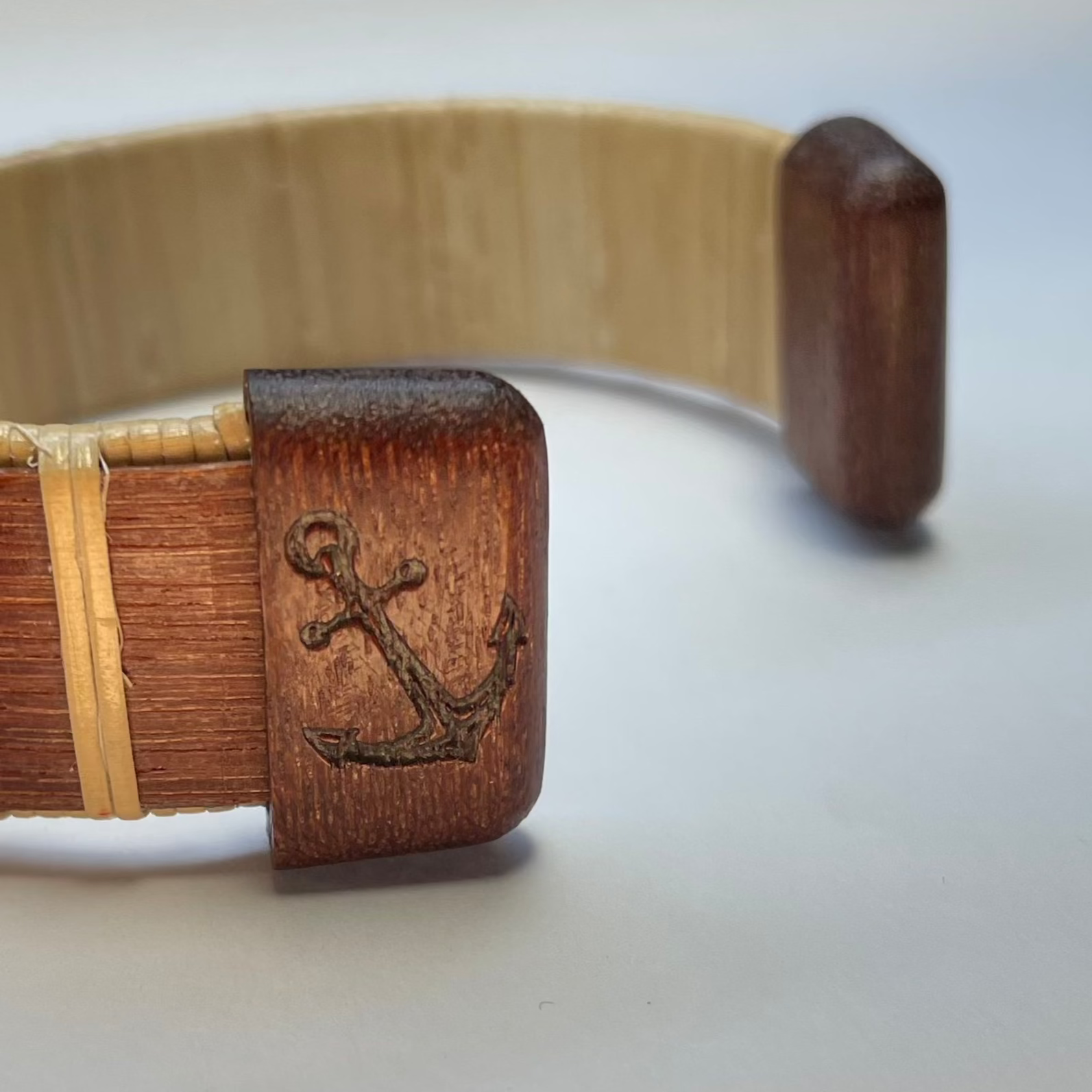 Etching Wood End Caps and Wood Staves